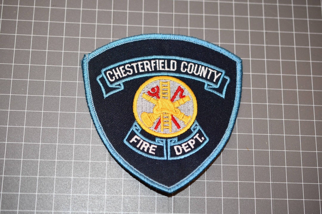 Chesterfield County Virginia Fire Patch U.S. Fire Patches - Etsy
