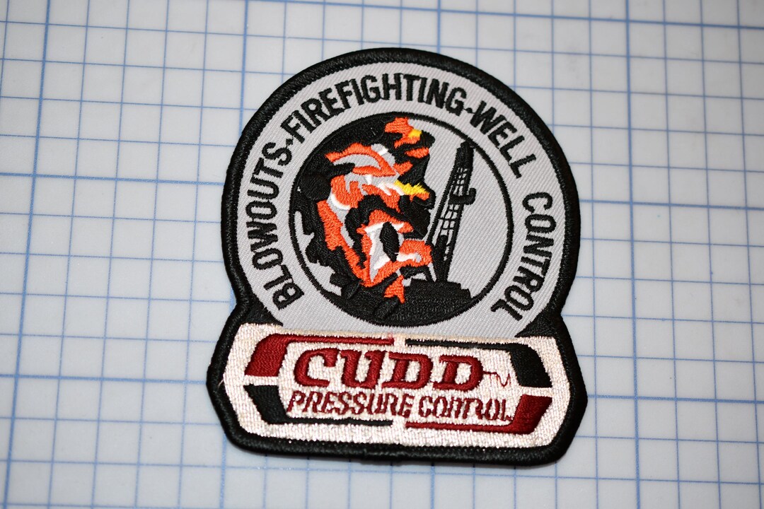 CUDD Pressure Control Patch U.S Fire Patches - Etsy
