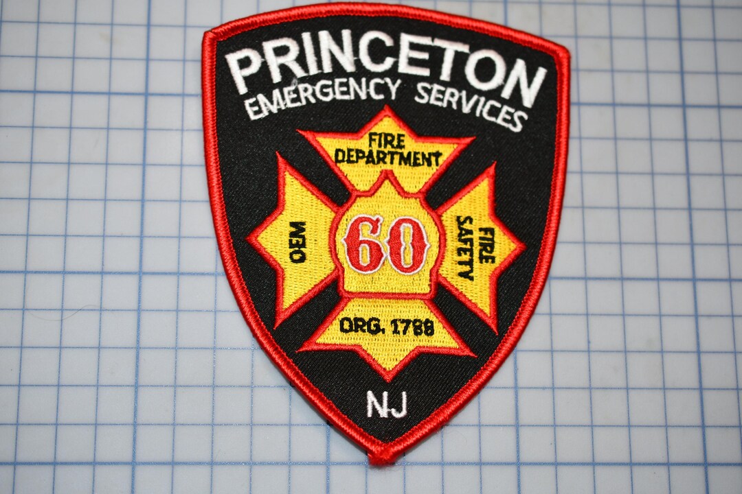 Princeton New Jersey Fire Department Patch U.S Fire Patches - Etsy