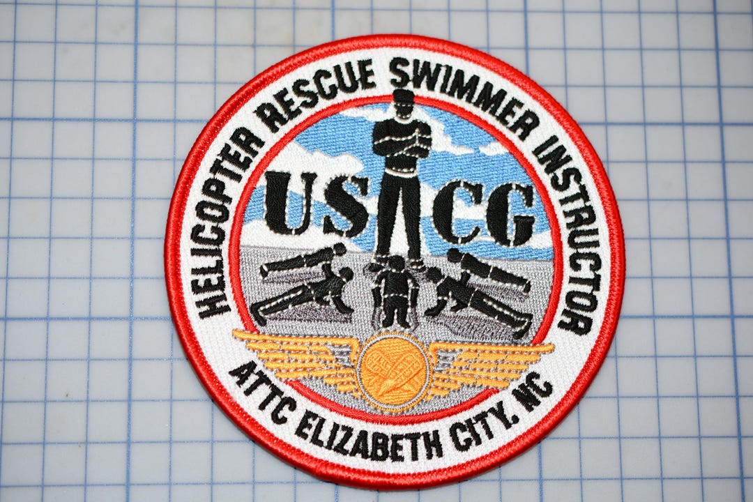 USCG Helicopter Rescue Swimmer Instructor Patch B5 - Etsy