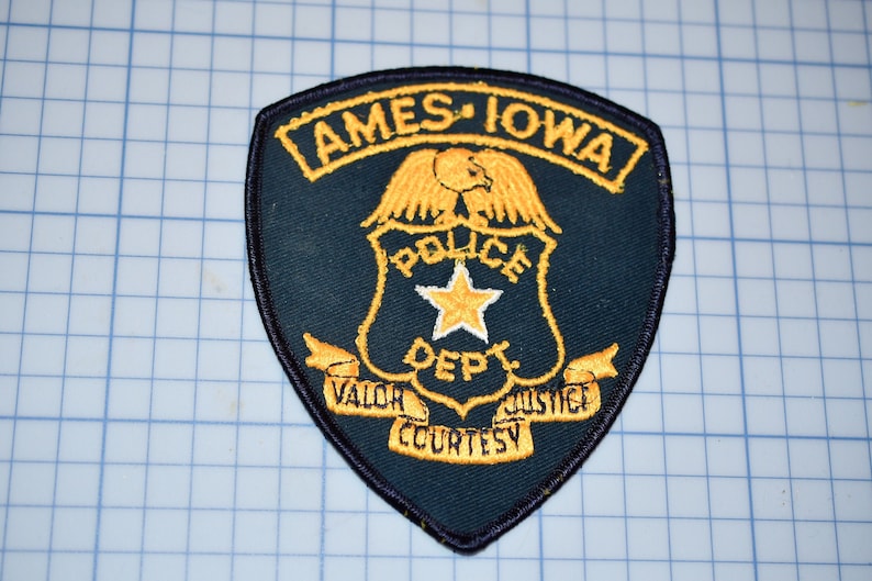 Ames Iowa Police Department Patch S3-279 - Etsy