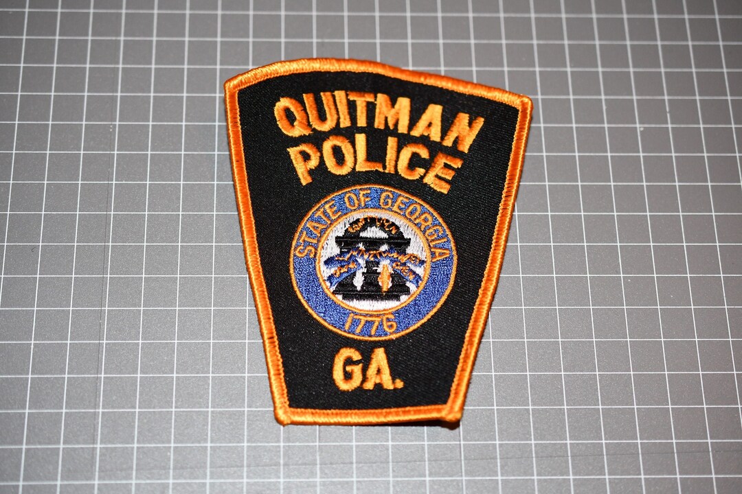 Quitman Georgia Police Patch B9 - Etsy