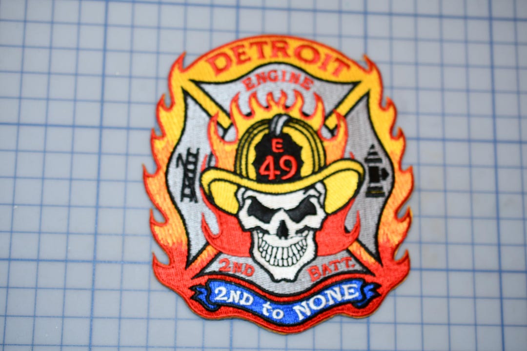 Detroit Michigan Fire Department Engine 49 Patch (S07-1) - Etsy