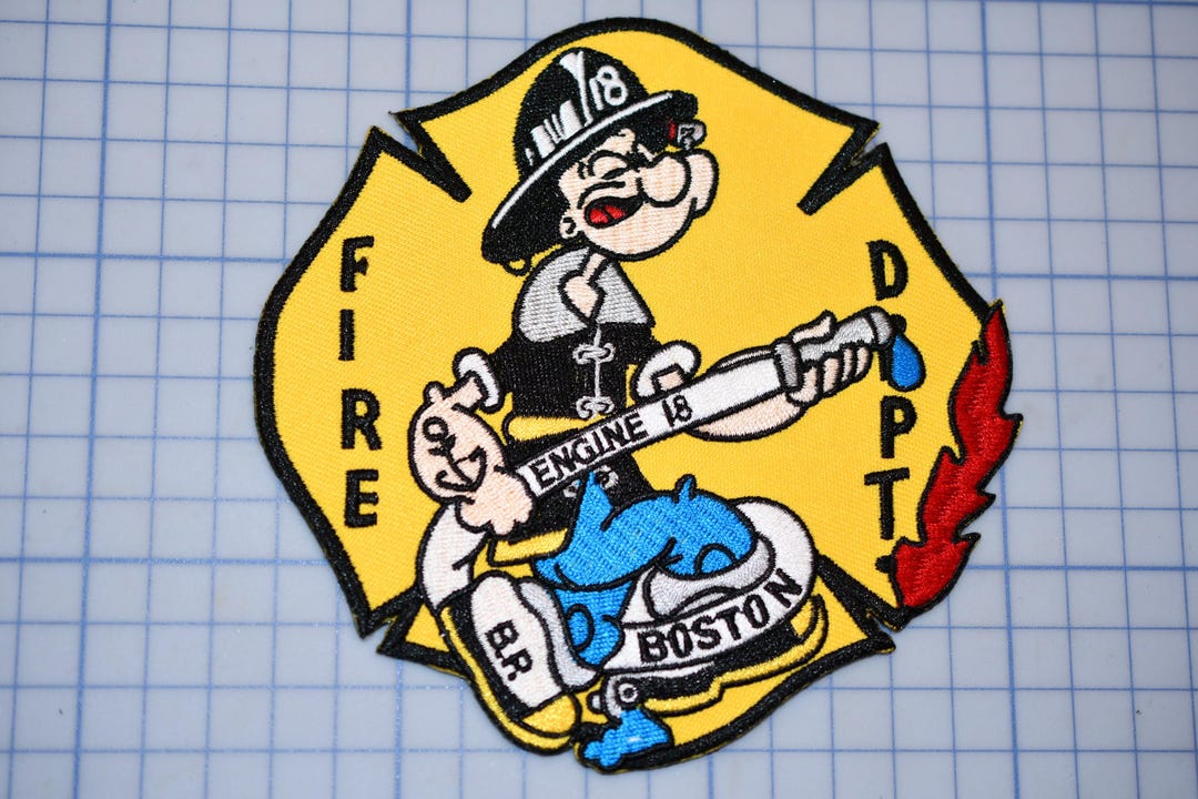 Boston Massachusetts Fire Department Engine 18 Patch (SO7-1) - Etsy