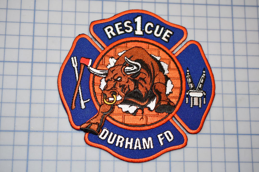 Durham North Carolina Fire Department Rescue 1 Patch (S07-1) - Etsy
