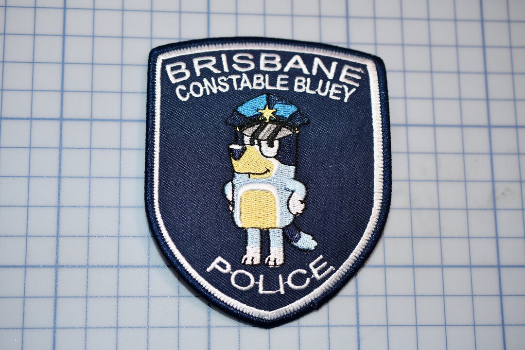 Brisbane Constable Bluey Patch B29-359 - Etsy