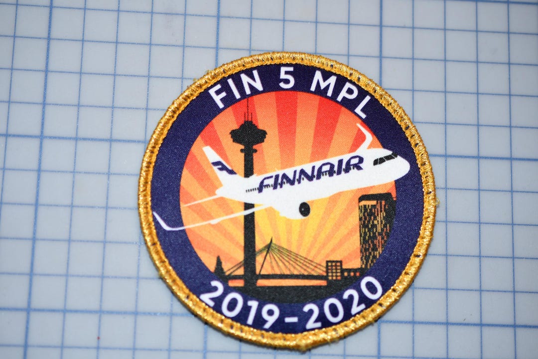 Finnair Fin 5 MPL Patch hook & Loop - Etsy