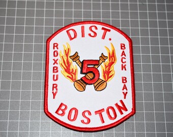 Boston Fire Patch - Etsy