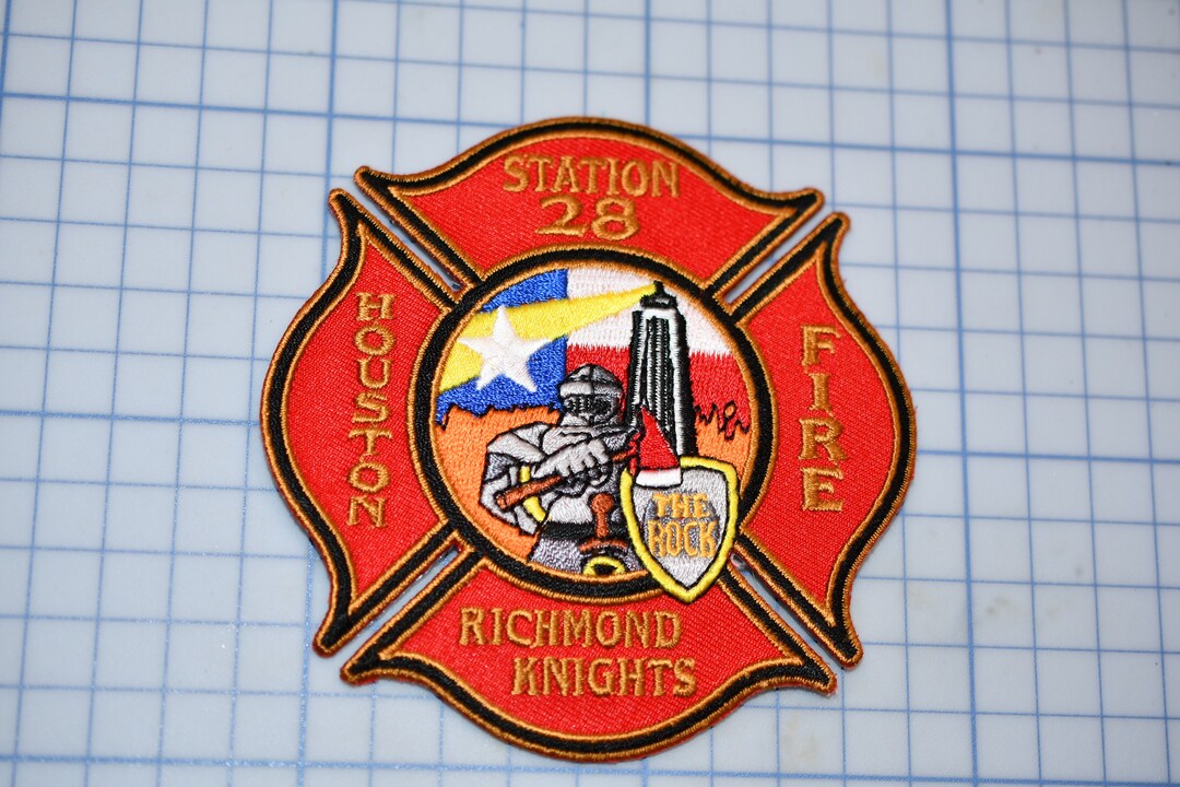 Houston Texas Fire Department Collectable Station 28 Patch (B11) - Etsy