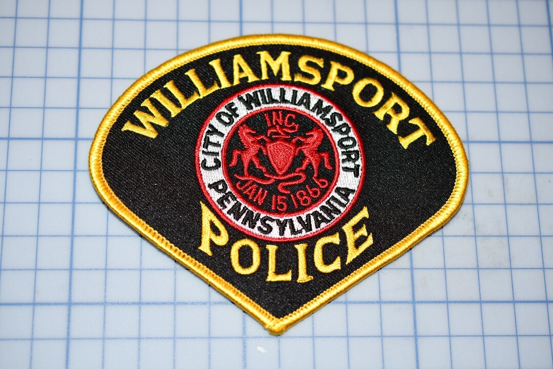 Williamsport Pennsylvania PD Patch (S4-287) - Etsy