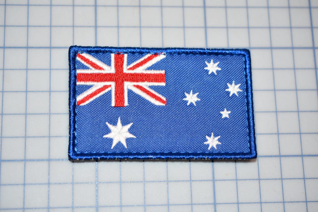 Australian Flag Patch - Colour (hook & Loop) (B22) - Etsy