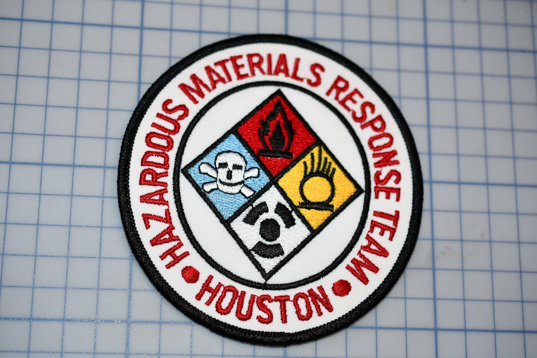 Houston Texas Fire Department HAZMAT Patch B11 - Etsy