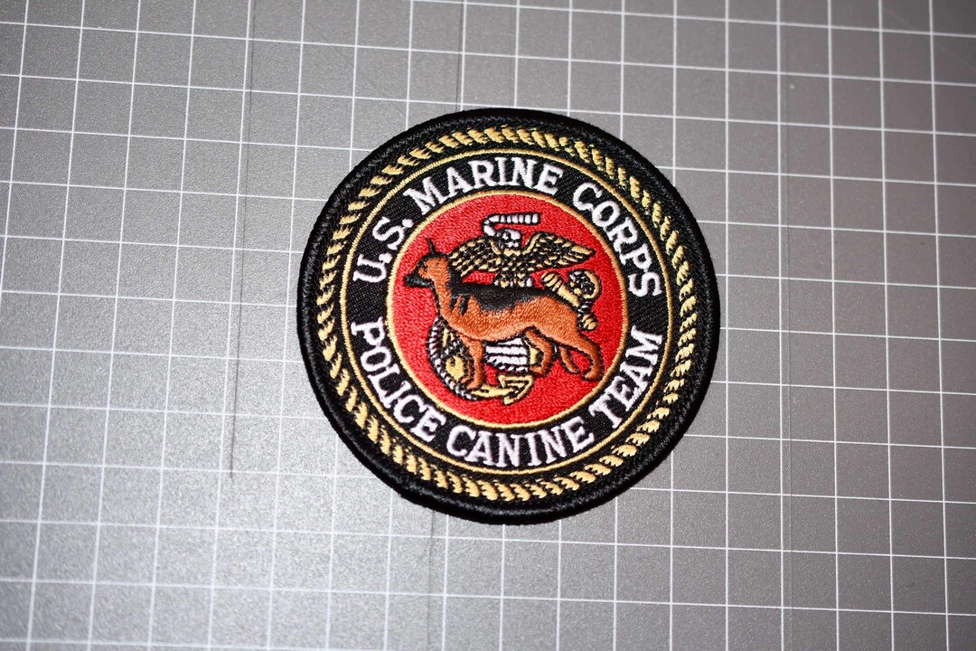 USMC PD Canine Team Patch (B1) - Etsy