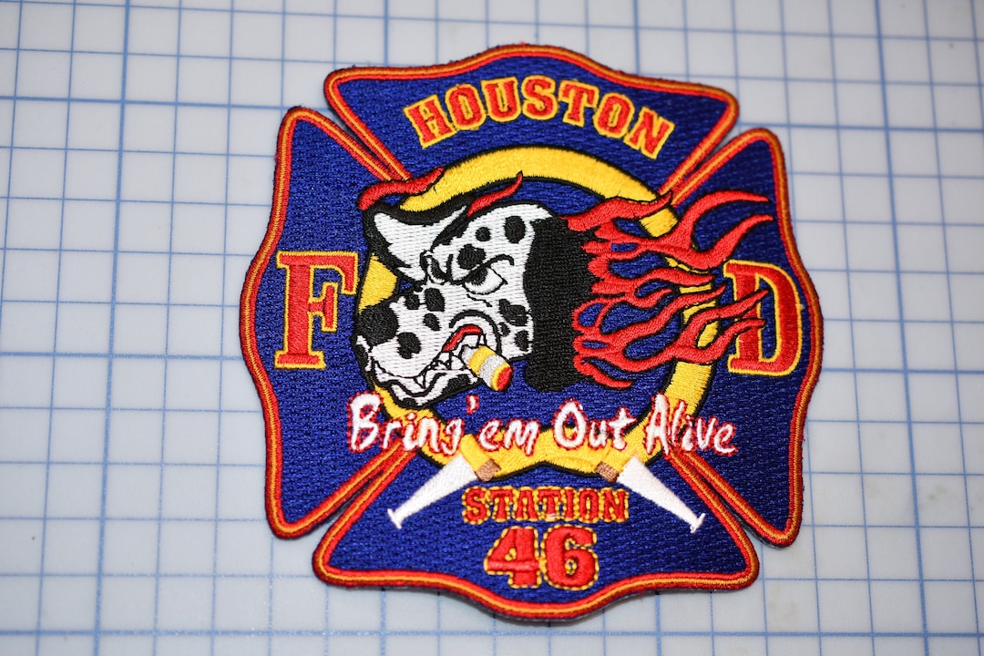 Houston Texas Fire Department Station 46 Patch B11 - Etsy