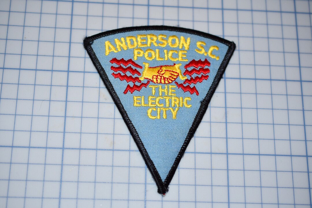 Anderson South Carolina PD Patch (S3-280) - Etsy