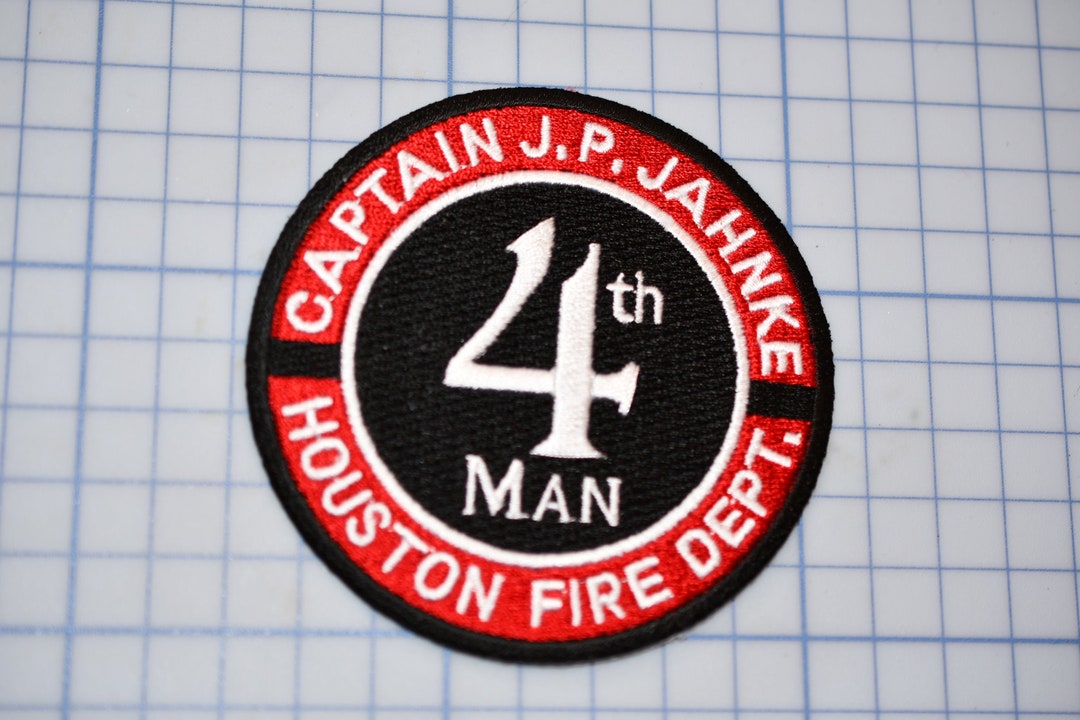 Houston Texas Fire Department Captain J.P. Jahnke Patch (B11) - Etsy