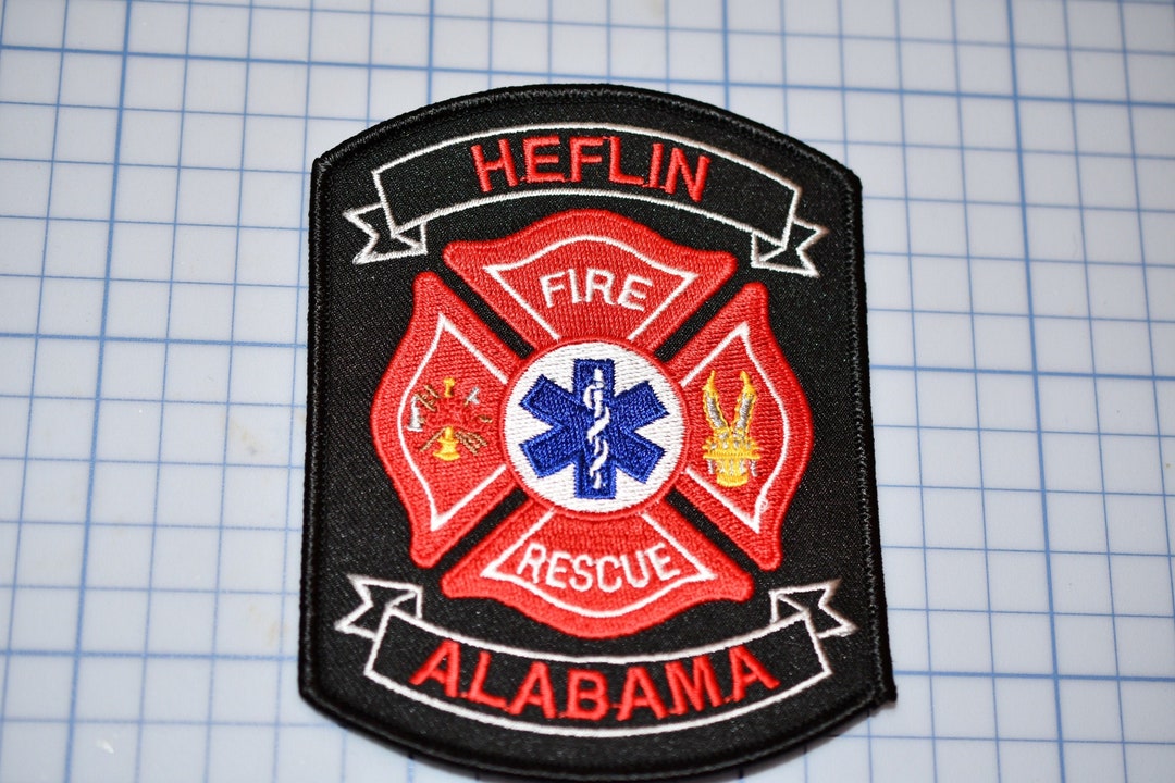 Heflin Alabama Fire Department Collectable Patch (S4-282) - Etsy
