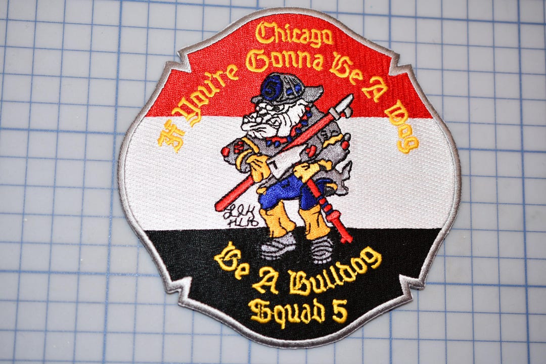 Chicago Fire Department Squad 5 Patch (S07-1) - Etsy