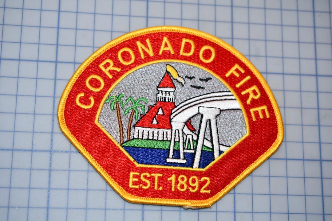 Coronado California Fire Department Patch (S07-1) - Etsy