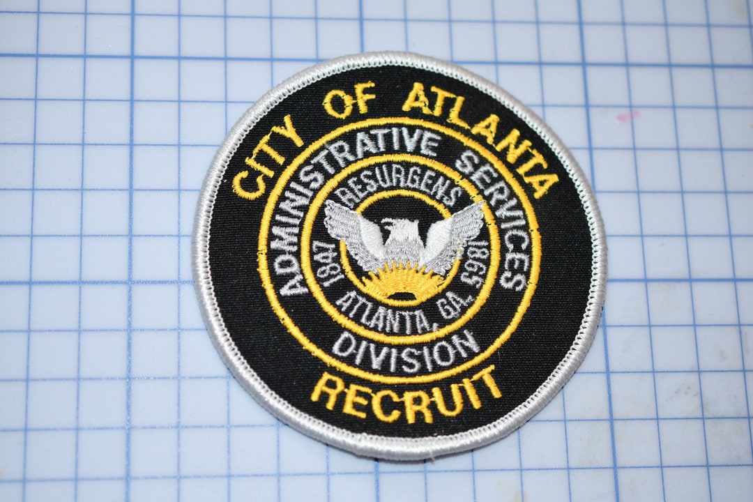 City of Atlanta Police Recruit Patch S4-300 - Etsy