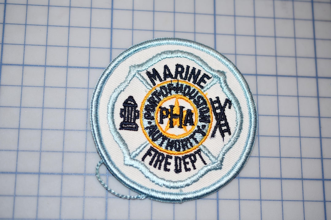 Port of Houston Marine Fire Department Patch (U.S Fire Patches) - Etsy
