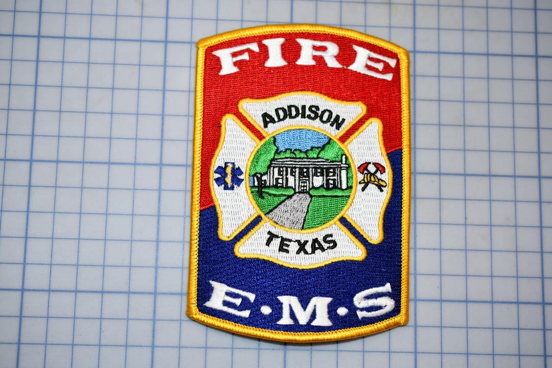 Addison Texas Fire Department Patch U.S Fire Patches - Etsy