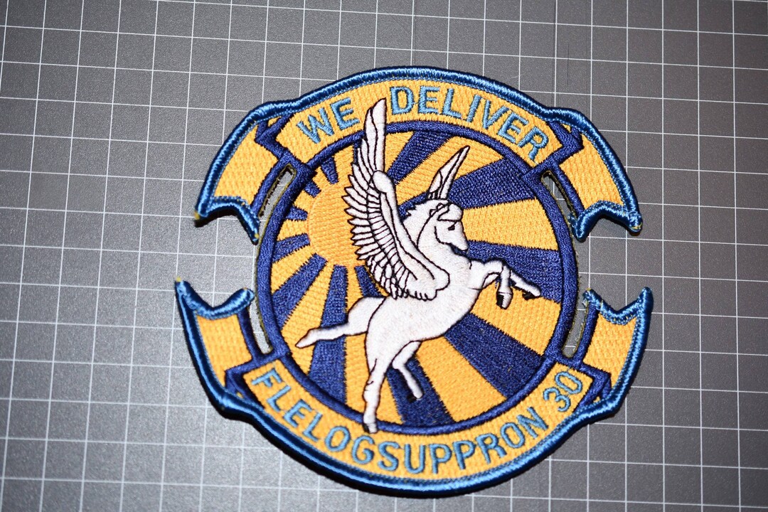 USN FLELOGSUPPRON VRC-30 Fleet Logistics Support Squadron Patch (B10 ...