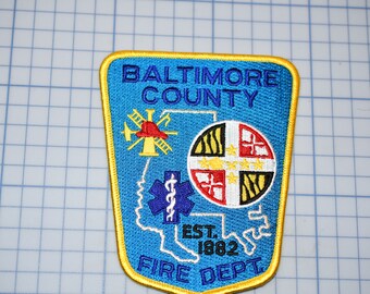 Maryland Fire Patch - Etsy