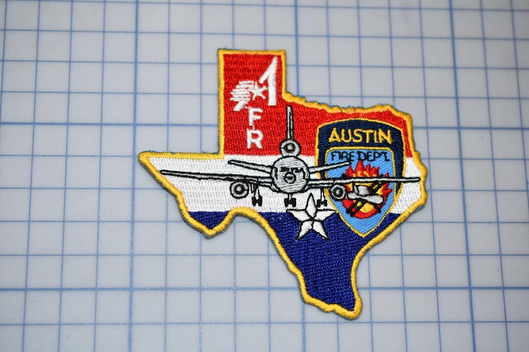 Austin Texas Fire Department ARFF Patch U.S Fire Patches - Etsy