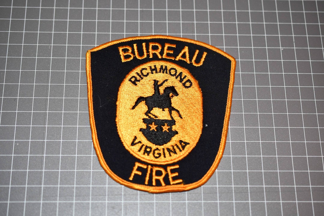 Richmond Virginia Bureau Fire Patch B9 - Etsy