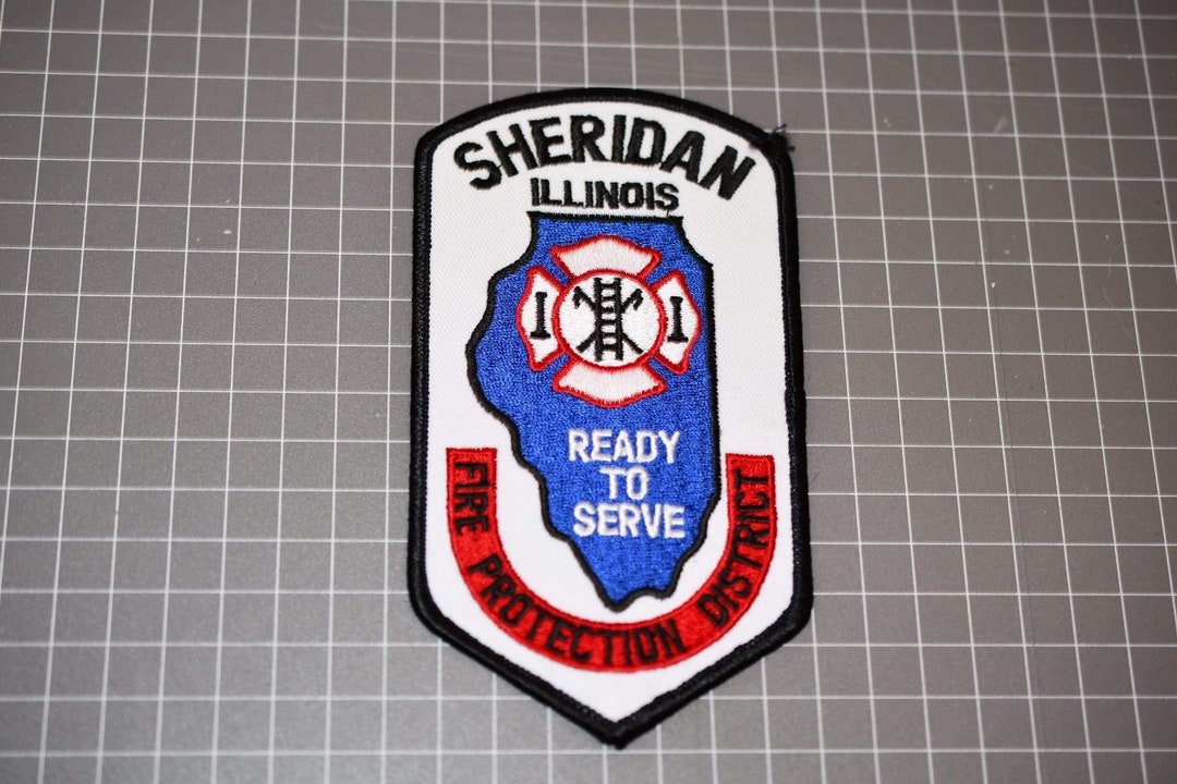 Sheridan Illinois Fire Protection District Patch U.S. Fire Patches - Etsy