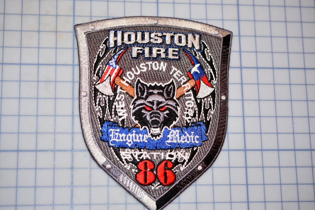 Houston Texas Fire Department Collectable Station 86 Patch (U.S Fire ...
