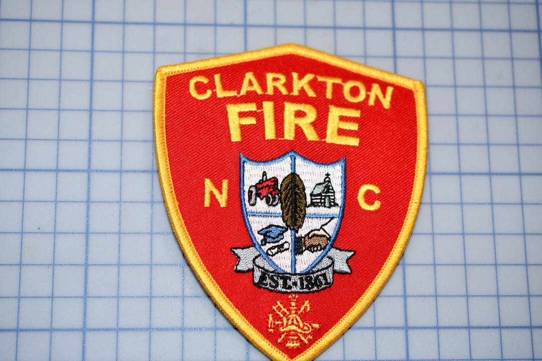 Clarkton North Carolina Fire Department Patch U.S Fire Patches - Etsy