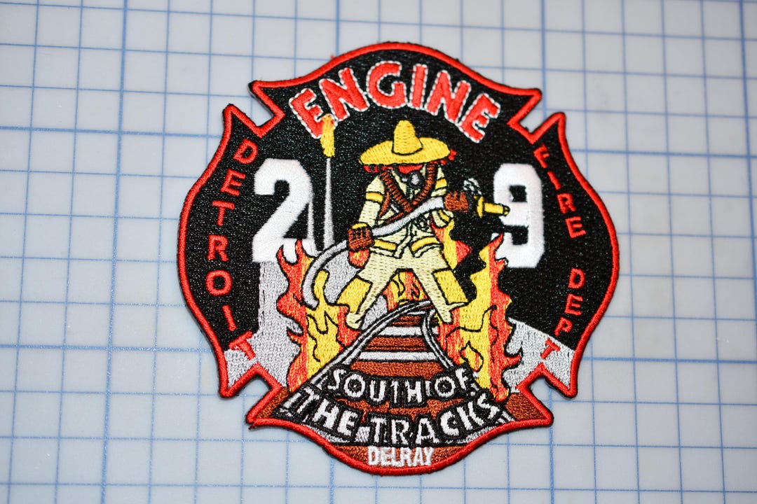 Detroit Michigan Fire Department Engine 29 Patch (S07-1) - Etsy