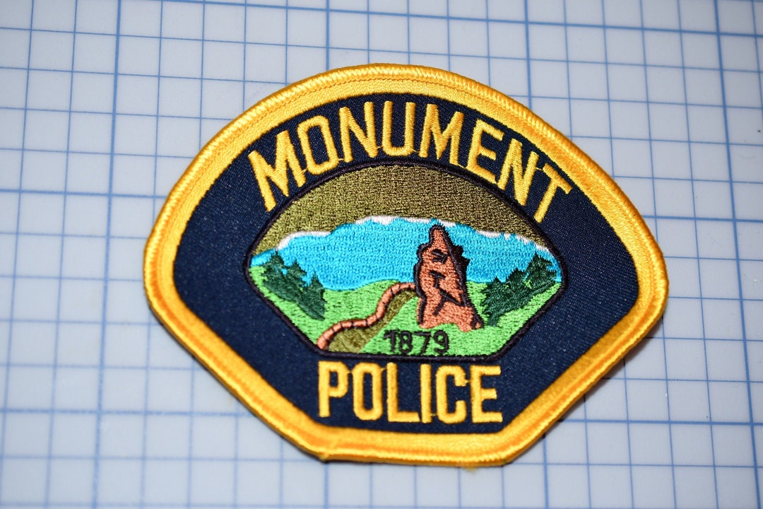 Monument Colorado Police Patch S3-272 - Etsy