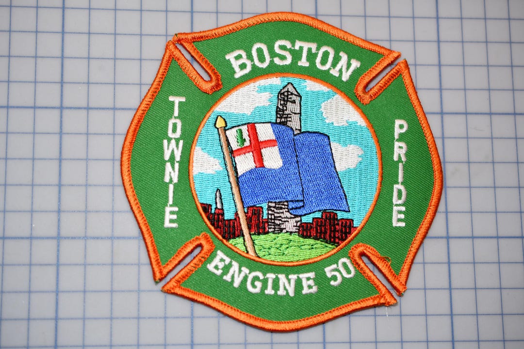 Boston Massachusetts Fire Department Engine 50 Patch (S07-1) - Etsy