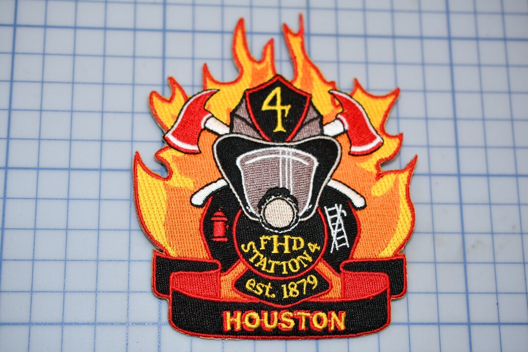 Houston Texas Fire Department Station 4 Patch B11 - Etsy