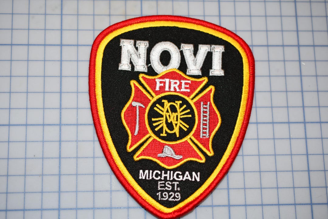 Novi Michigan Fire Department Patch (U.S Fire Patches) - Etsy