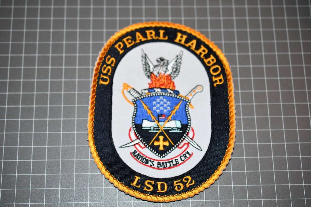 USN USS Pearl Harbor LSD 52 Patch B10-079 - Etsy
