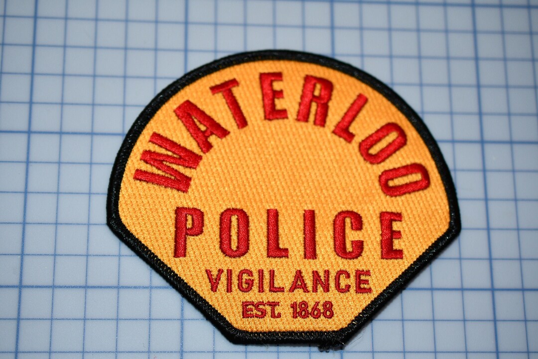 Waterloo Iowa Police Patch B25-183 - Etsy