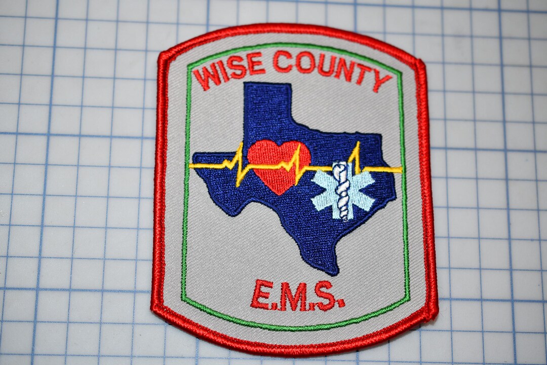Wise County Texas EMS Patch U.S Fire Patches - Etsy