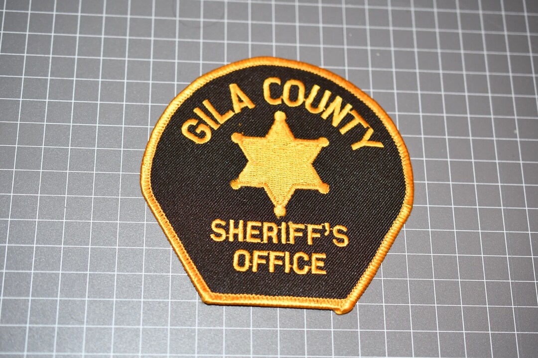 Gila County Arizona Sheriff's Office Patch B2 - Etsy