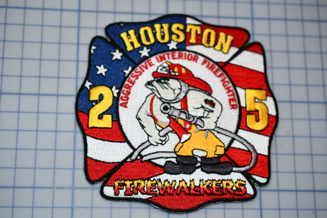 Houston Texas Fire Department Station 25 Patch (B11) - Etsy