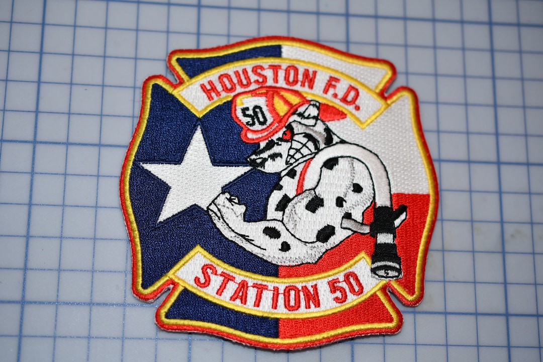 Houston Texas Fire Department Station 50 Patch (B11) - Etsy