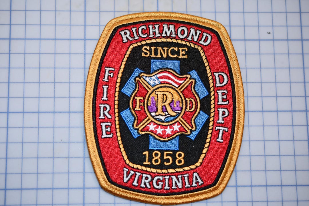 Richmond Virginia Fire Rescue Patch U.S Fire Patches - Etsy