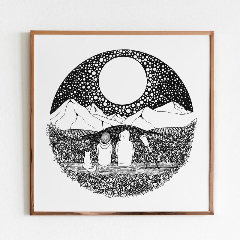 India Ink Drawing - Etsy