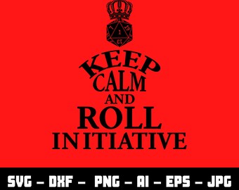 Roll Initiative Svg - Etsy