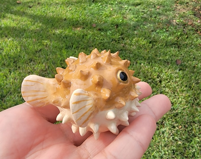 Puffer Fish, Polymer Clay Fish - Etsy