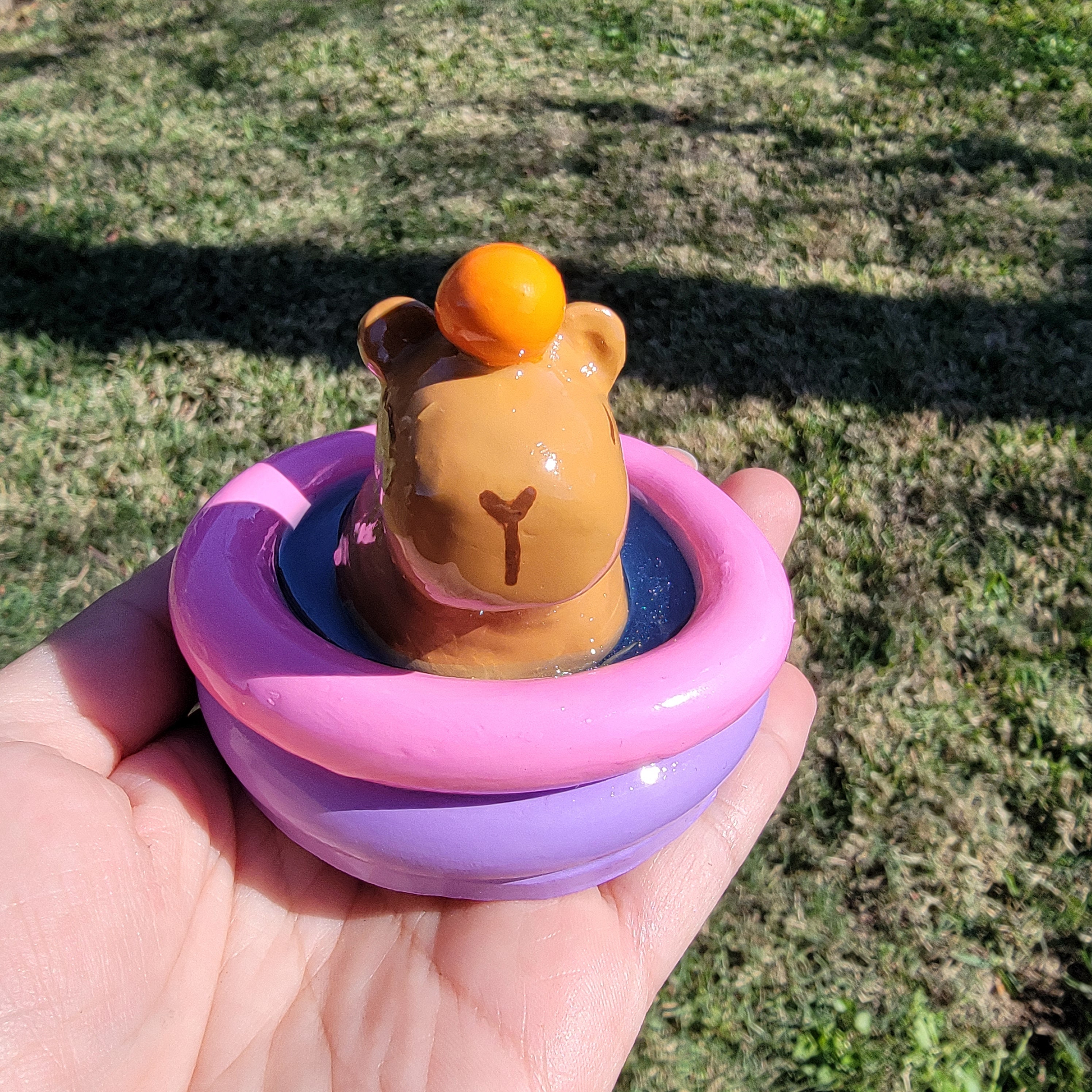 Capybara, Capybara Figurine, Pool, Desk Pal - Etsy