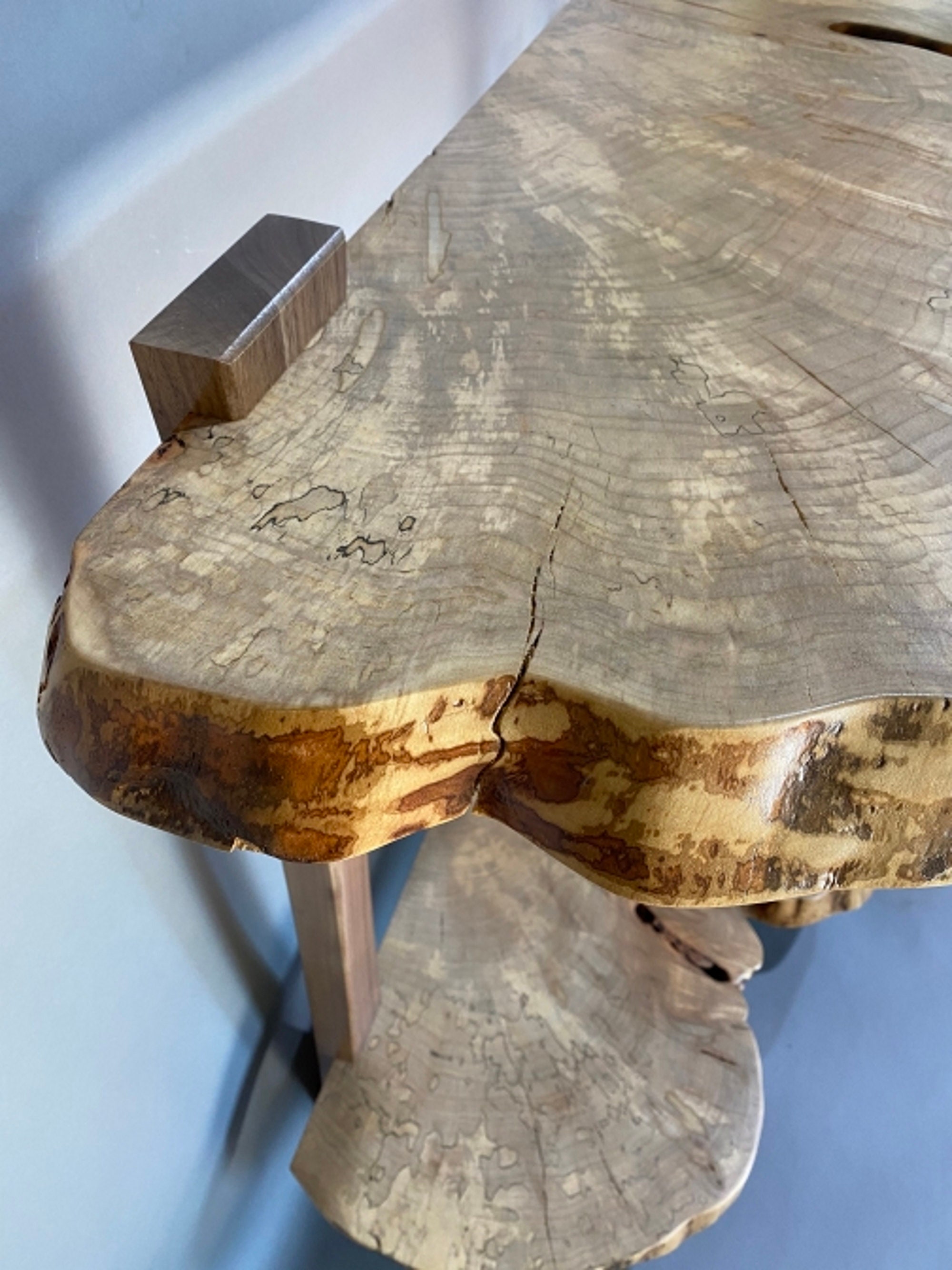 Live Edge Wood Hallway Entry Table | Entryway Table for Keys - Etsy